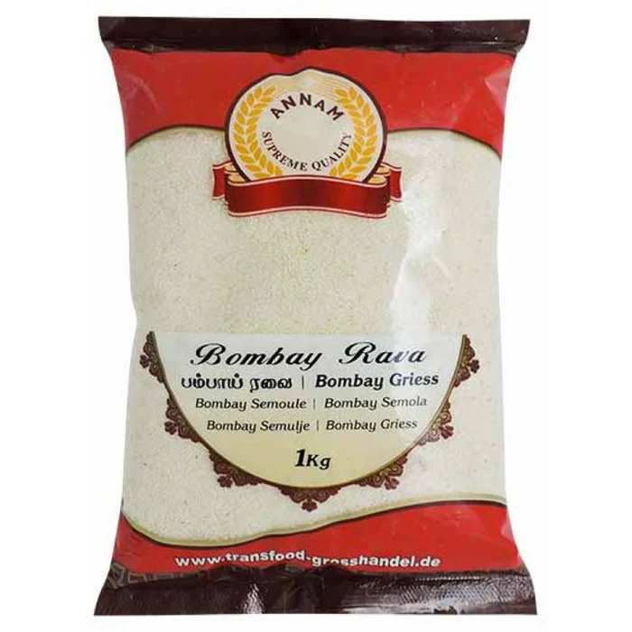 Annam Bombay Rava – 1Kg – Dharani Foods